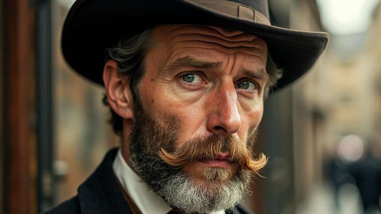 The Evolution of Men's Facial Hair: From Handlebar Mustaches to Mutton ...