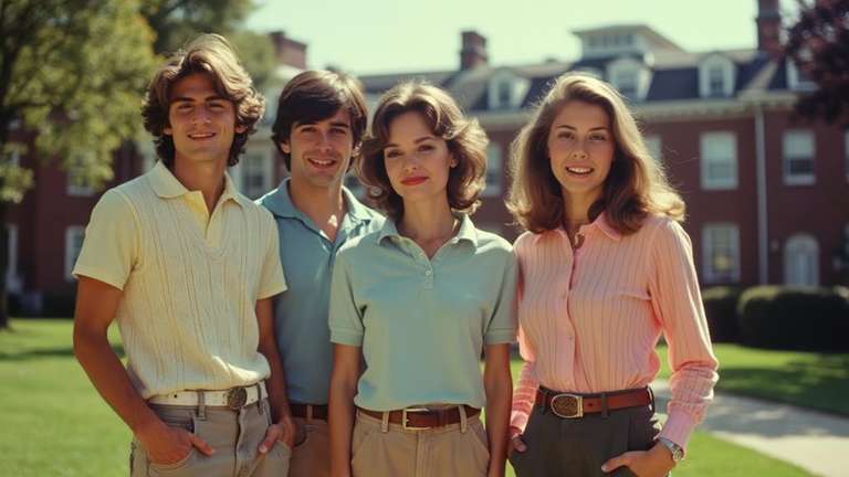 The 1980s Preppy Look: Polo Shirts, Sweaters, and Khakis - Did You Know ...