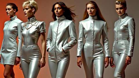 The 1960s Space Age Fashion: Metallics and Futuristic Designs ...