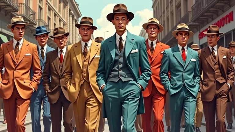 The Zoot Suit: Bold Statements in 1940s Men's Fashion - Did You Know ...