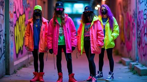 The Craze for Neon Fashion in the 1980s - Did You Know Fashion